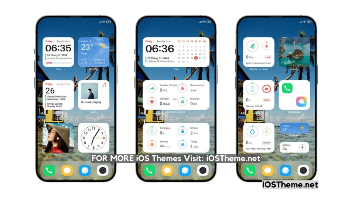Countryside Beauty iOS Theme for HyperOS with Minimal iPhone Experience ...