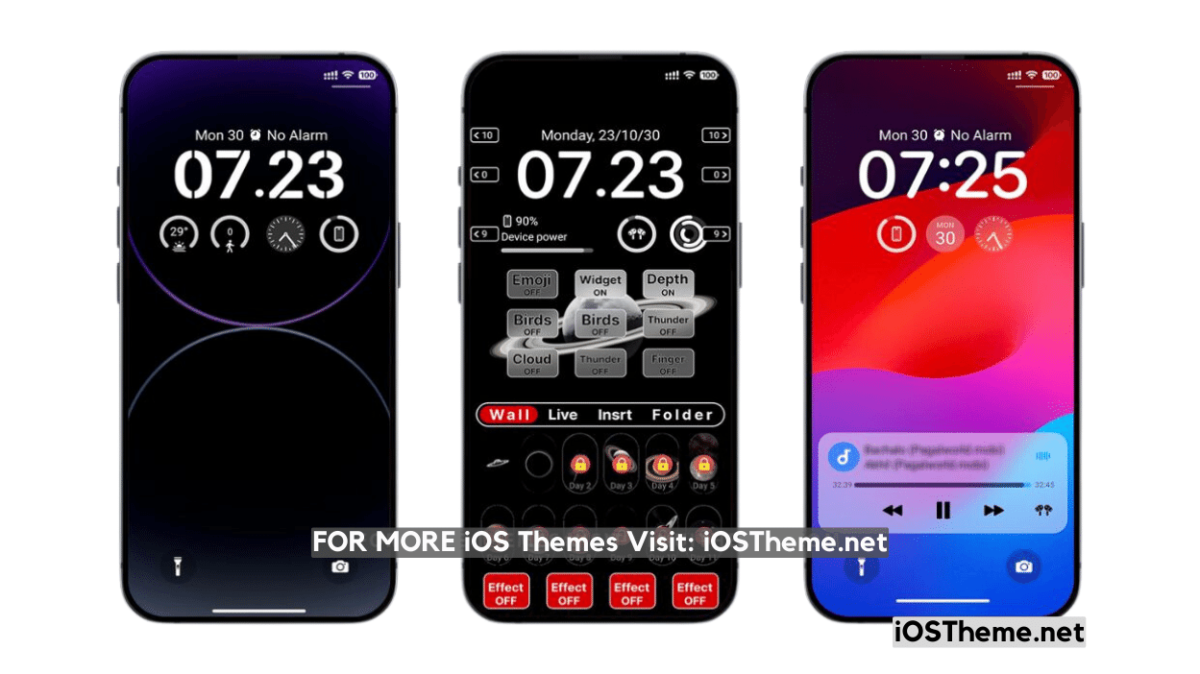 Madara iOS Theme for HyperOS with Beautiful Widgets - iOS Themes